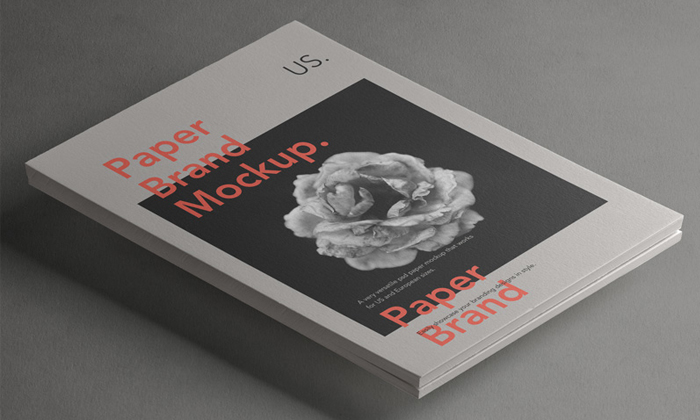 Psd Paper Mockup For Branding - Mockup Planet