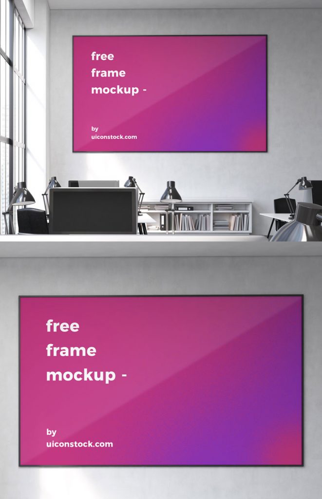 Free Office Frame Mockup 2018 - Mockup Planet