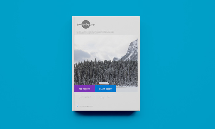 Free Top View PSD Book Mockup 2018 - Mockup Planet