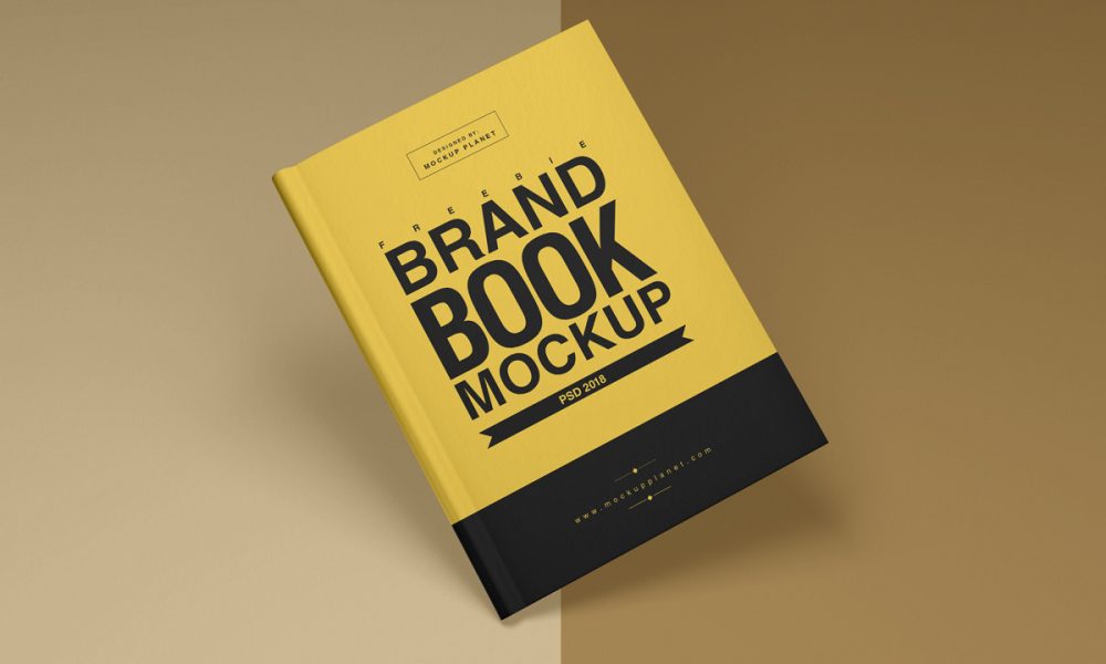Free Brand Book Cover Mockup PSD 2018 - Mockup Planet