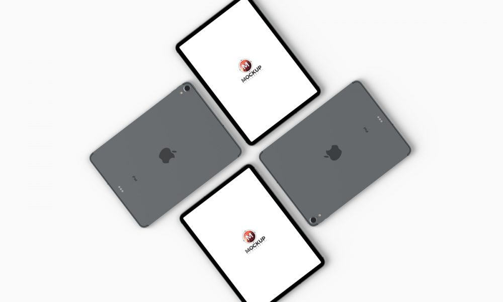 Free Top View New iPad Pro 2018 Mockup PSD - Mockup Planet