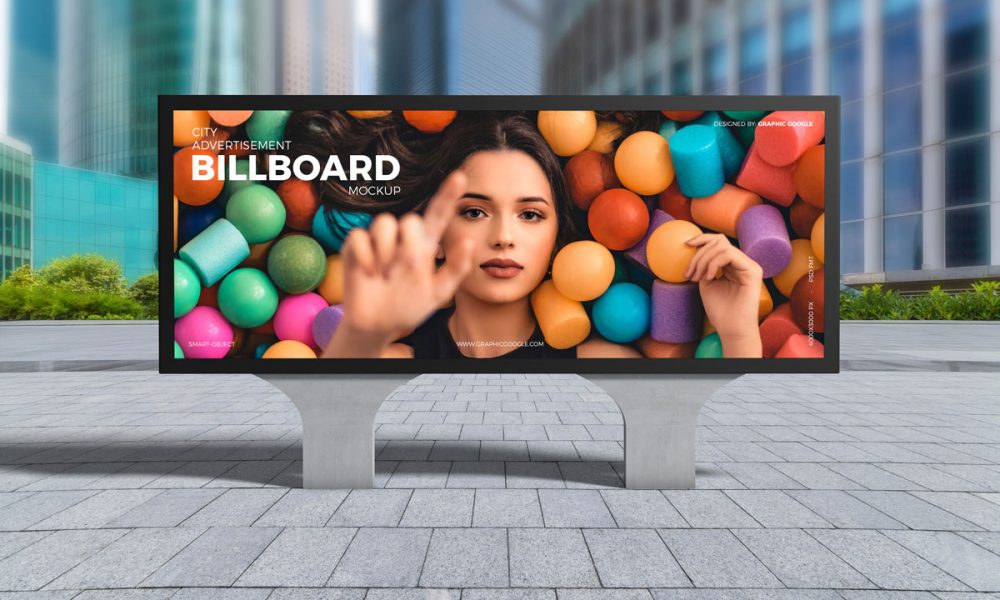 Free City Advertisement Billboard Mockup Design - Mockup Planet
