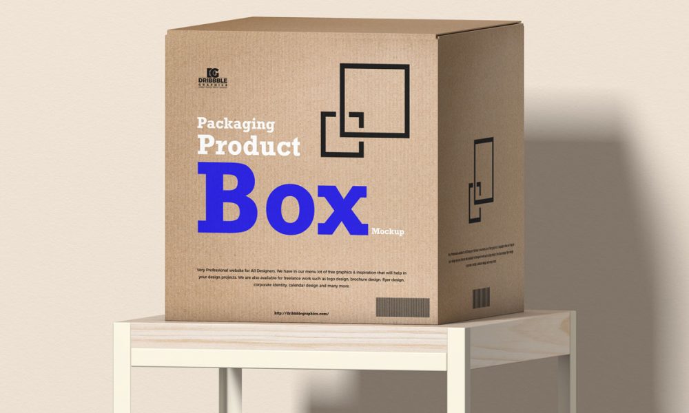 Free Modern Product Box Packaging Mockup Design - Mockup Planet