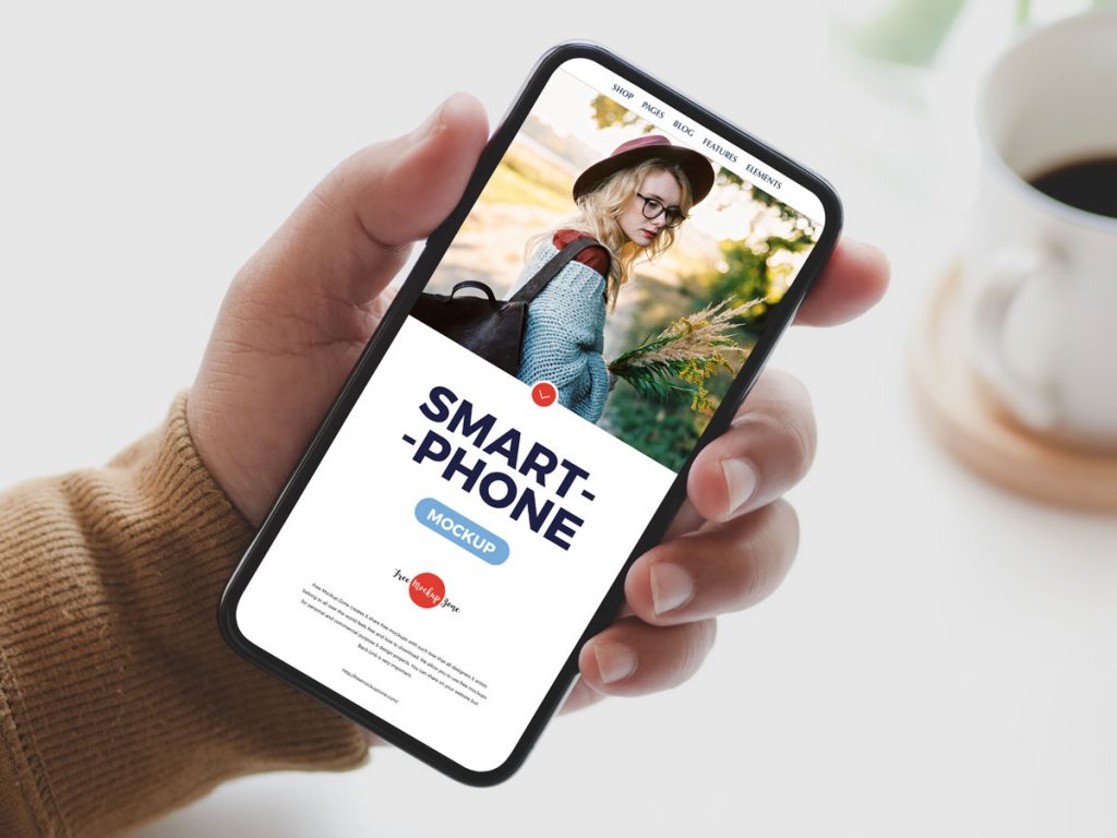 Free Modern Smartphone App Branding Mockup Design - Mockup Planet