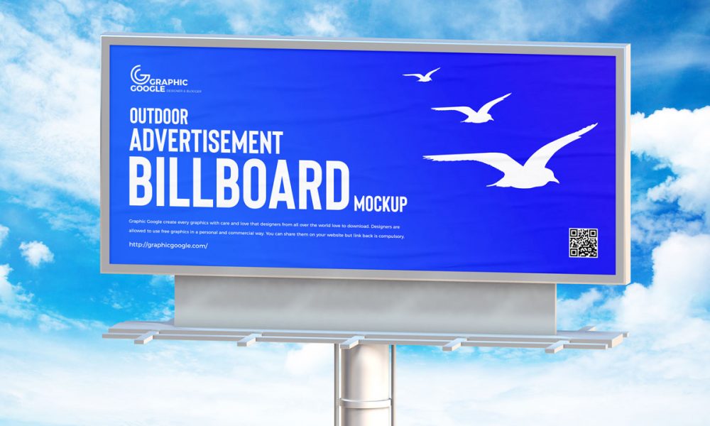 Free Brand Promotion Advertisement Billboard Mockup Design - Mockup Planet