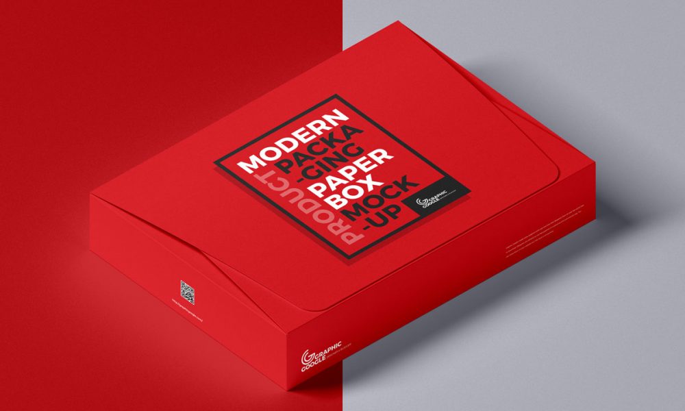 Free Brand Paper Box Packaging Mockup Design - Mockup Planet