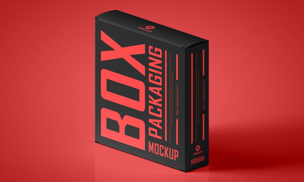 Free Modern Box Packaging Mockup Design - Mockup Planet
