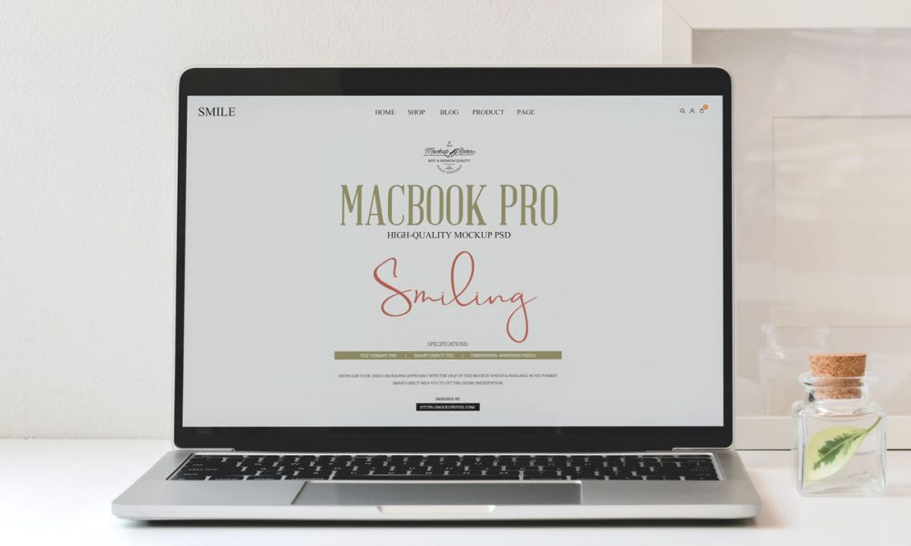 Free High-Quality MacBook Pro Mockup Design - Mockup Planet