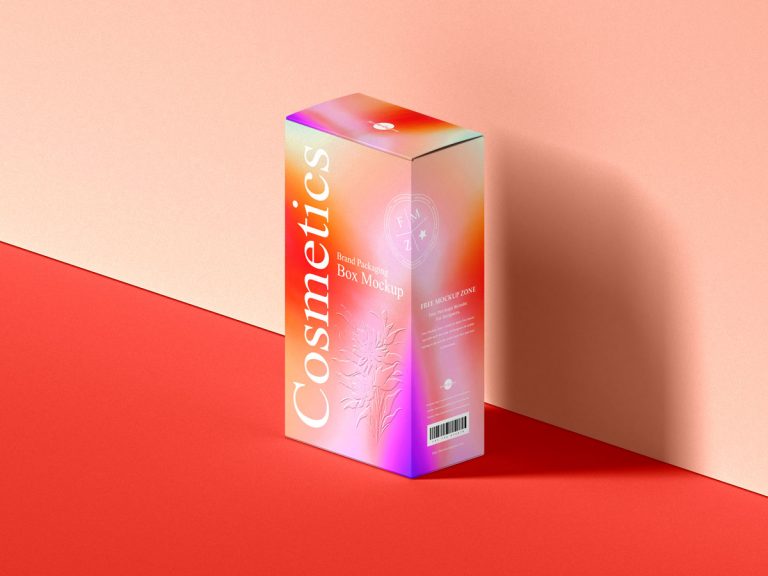 Free Premium Branding Box Mockup Design - Mockup Planet