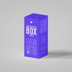 Free Square PSD Paper Box Mockup - Mockup Planet