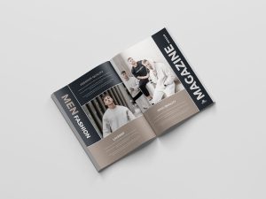 Free A4 Magazine Mockup Design - Mockup Planet