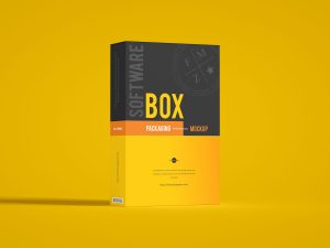 Free Premium Software Box Mockup Design - Mockup Planet