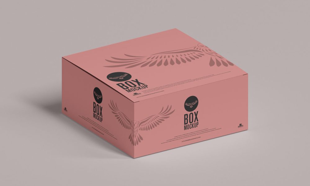 Free Product Packaging Premium Box Mockup Design - Mockup Planet