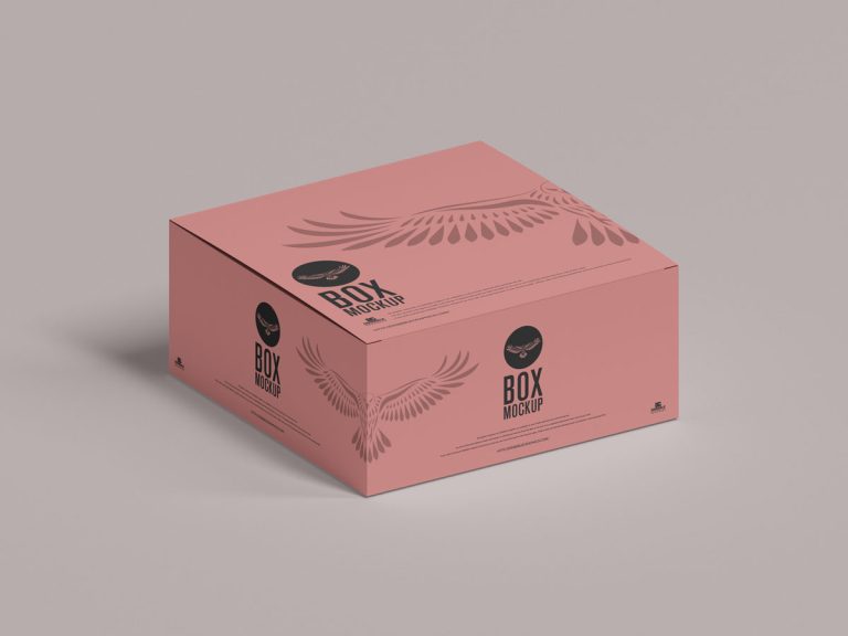Free Product Packaging Premium Box Mockup Design - Mockup Planet