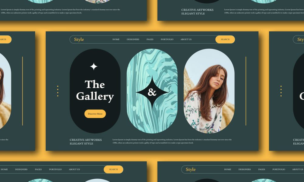 Free Premium Web Banner Mockup Design - Mockup Planet