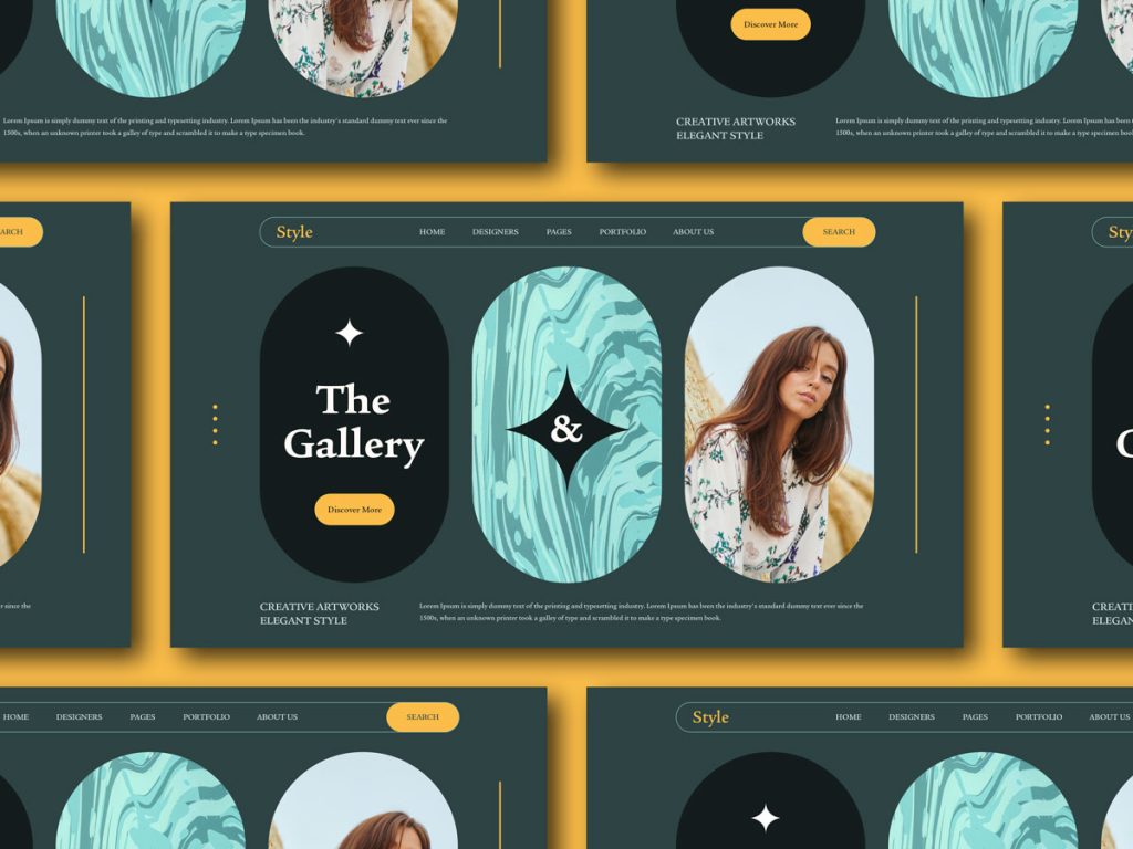 Free Premium Web Banner Mockup Design - Mockup Planet