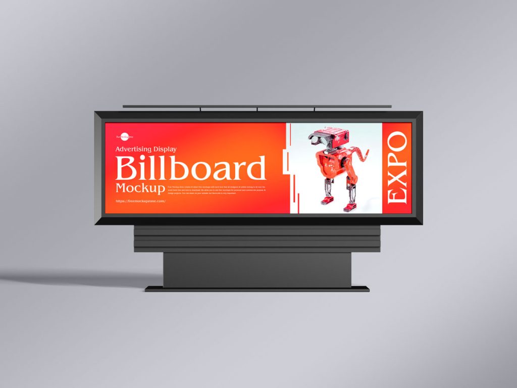 Free Brand Promotion Billboard Mockup Design - Mockup Planet