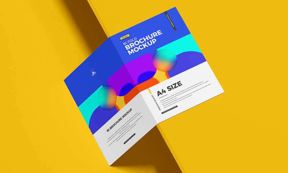 Free Fabulous A4 Brochure Mockup Design - Mockup Planet