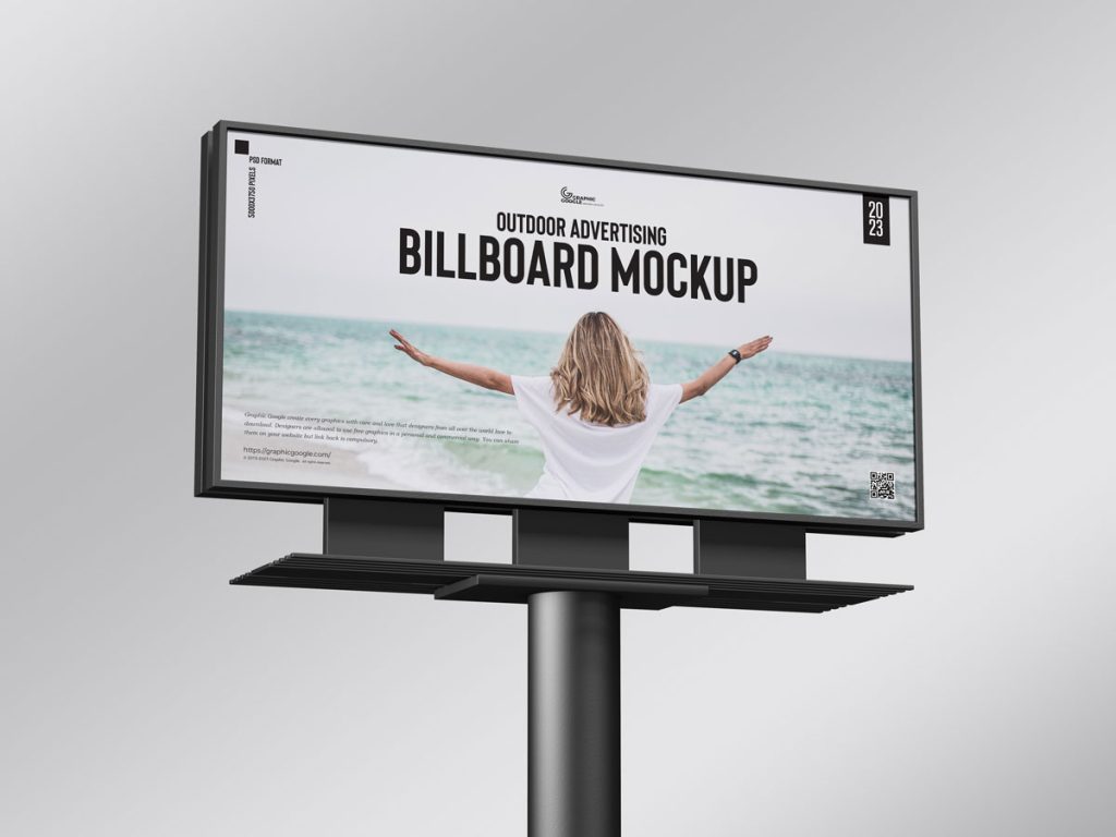 Free Outdoor Brand Advertising Billboard Mockup Design - Mockup Planet