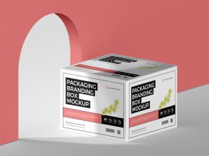 Free Premium Box Branding Packaging Mockup Design - Mockup Planet
