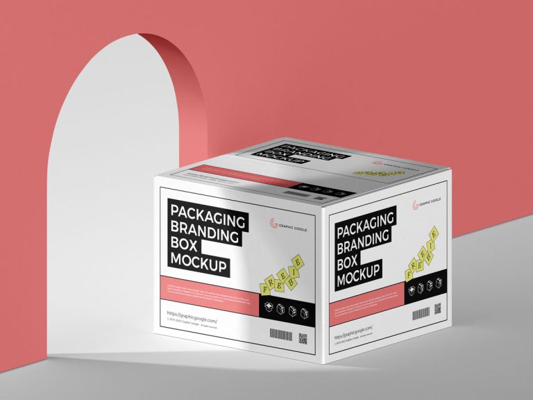 Free Premium Box Branding Packaging Mockup Design - Mockup Planet