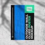 Free Isometric Poster Mockup Design - Mockup Planet