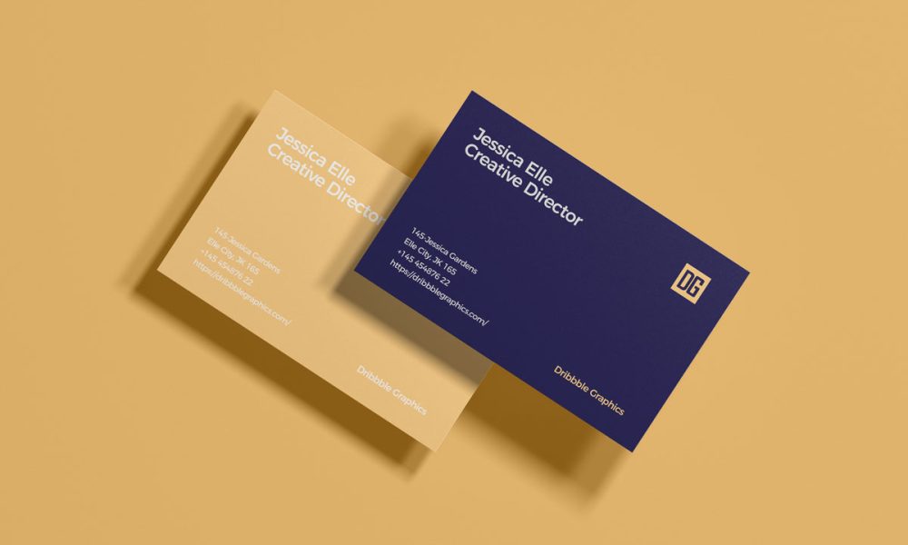 Free PSD Premium Brand Business Card Mockup Design - Mockup Planet
