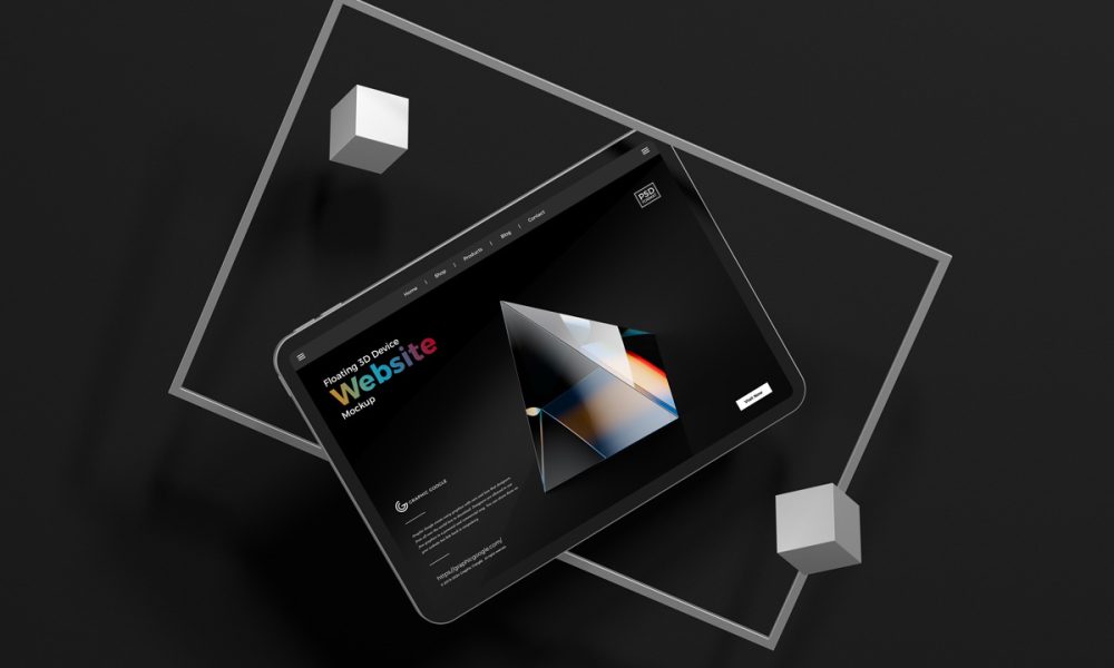 Free iPad Pro and iPhone 14 Pro Max Website Mockup Design - Mockup Planet