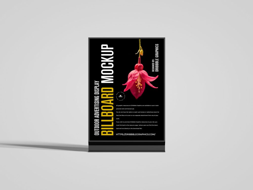 Free PSD Advertising Display Billboard Mockup Design - Mockup Planet