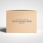 Free Brand Craft Box Packaging Mockup Design - Mockup Planet